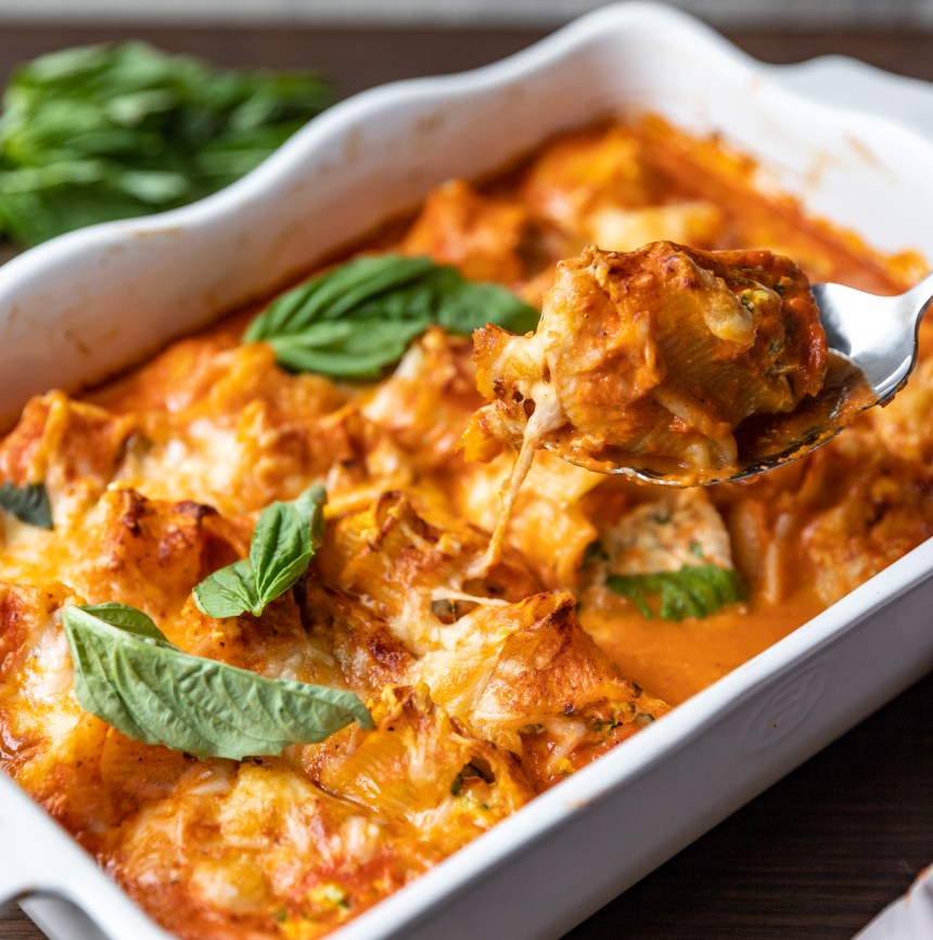 Four-Cheese Stuffed Pasta Shells – CHEZ CHANELLE